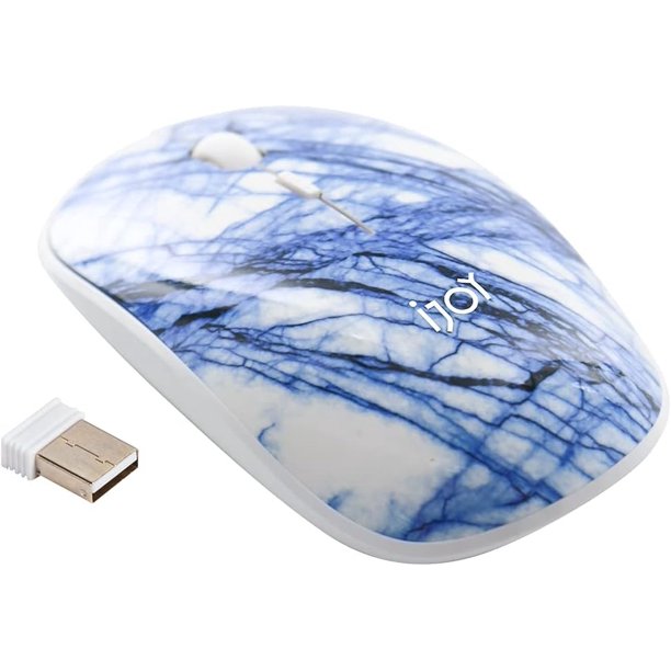 iJOY Click Wireless Mouse for Laptop Bluetooth Computer Mouse Blue ...