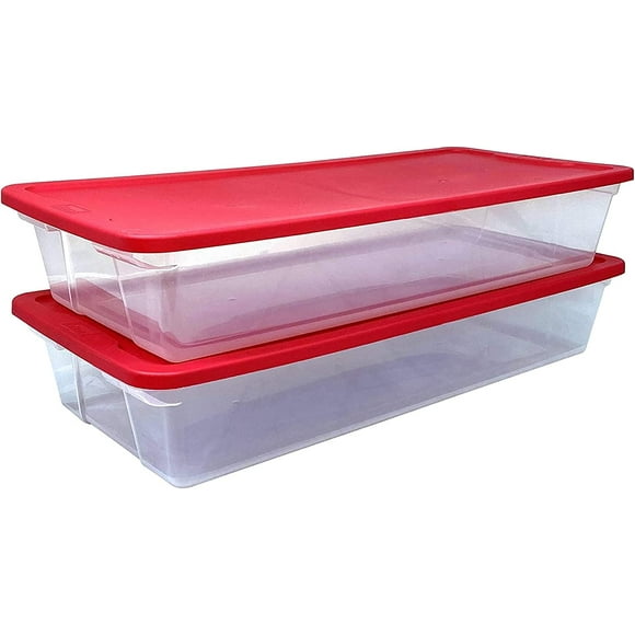 Shallow Underbed Storage Containers