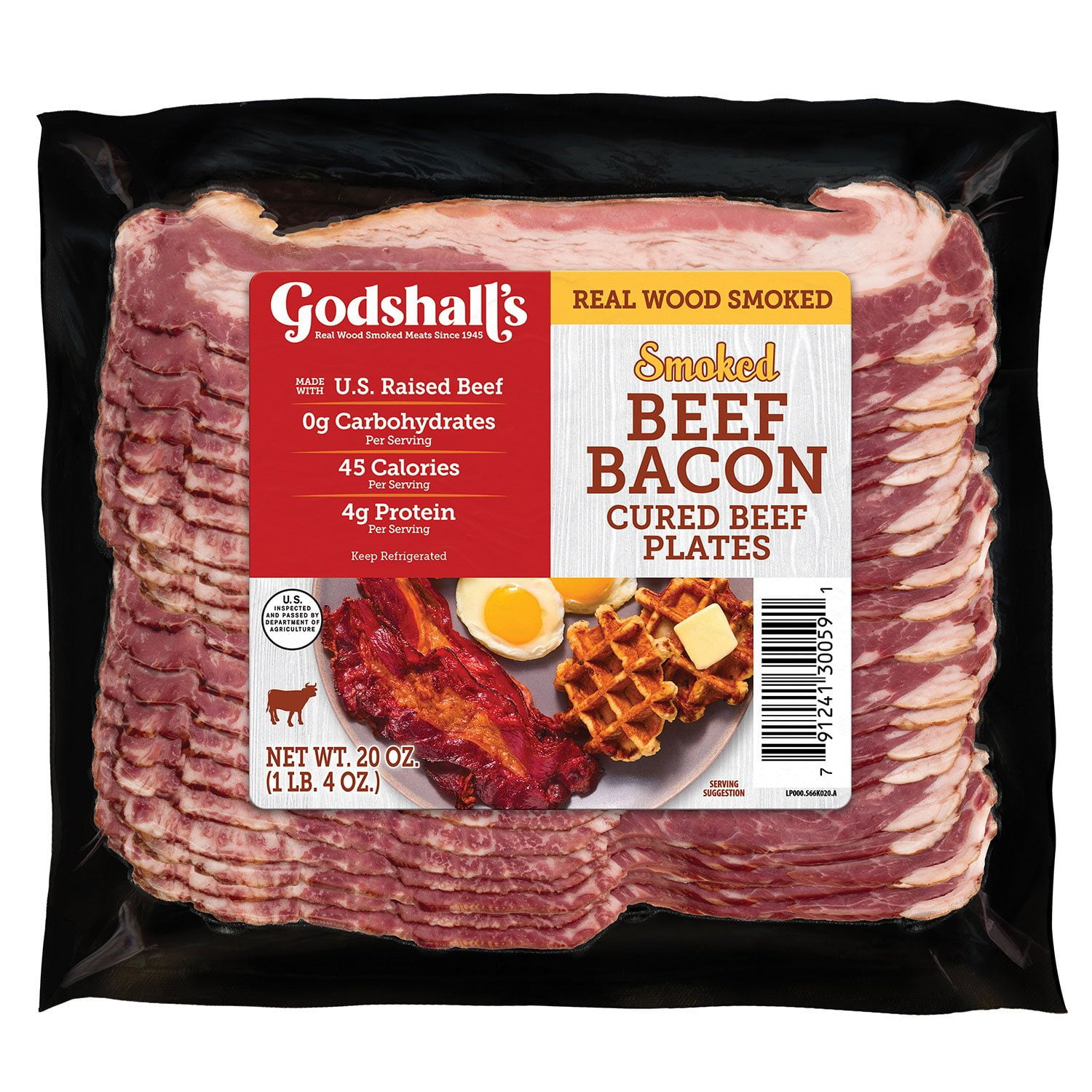 Godshall's Beef Bacon, 20 oz. - Samsclub.com