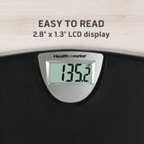 Health o meter Weight Tracking LCD Bathroom Scale, Black, 350lbs ...