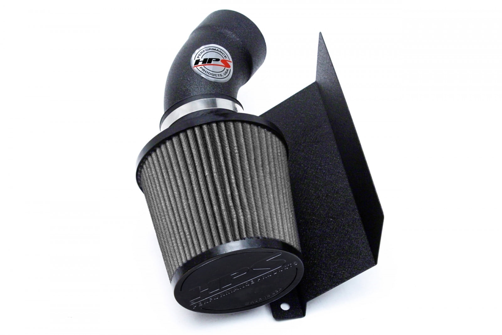 HPS Performance Black Shortram Air Intake for 15-17 Chrysler 200 2.4L w ...
