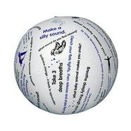 S&S Worldwide Toss 'n Talk-About Positive Attitude Ball for Adults ...