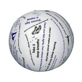 S&S Worldwide Toss 'n Talk-About Positive Attitude Ball for Adults ...