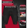 Exxact Sports, Football Girdle, 5 Pad Adult, Black, AS - Walmart.com