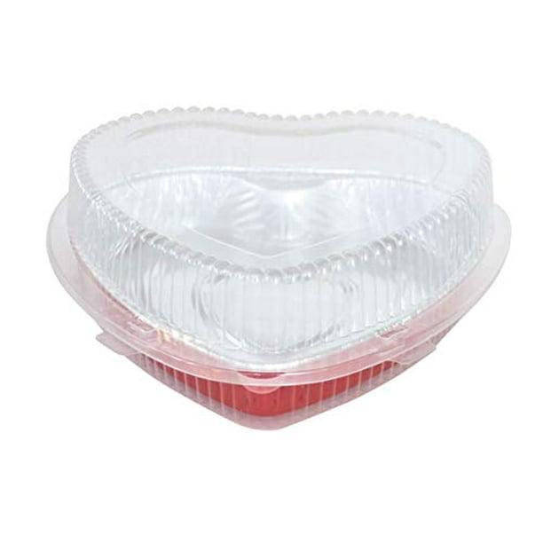 KitchenDance.com Disposable Heart Shaped Clamshell Contain | Walmart en ...