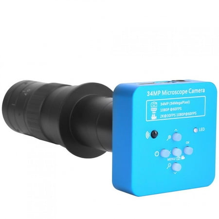Filfeel 34MP /USB Industrial Microscope Camera, With 180X Lens, USB 2.0 ...