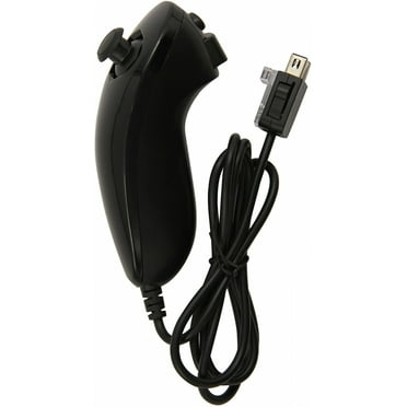 NINTENDO Wii Nunchuk Controller - Nunchuk - 2 buttons - wired - black ...