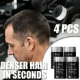Hair Building Fibers for Hair Appearance, Black, 0.77 oz*4 (22g*4 ...