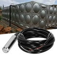 Liquid Level Sensor, DC 32V 4-20mA Throw in Type Water Level Sensors 0-10M Input Liquid Level ...