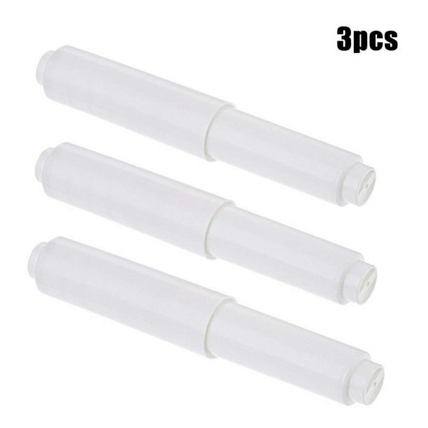 "Leke Toilet Roll Spindle, 3Pcs White Replacement Toilet Paper Roll ...