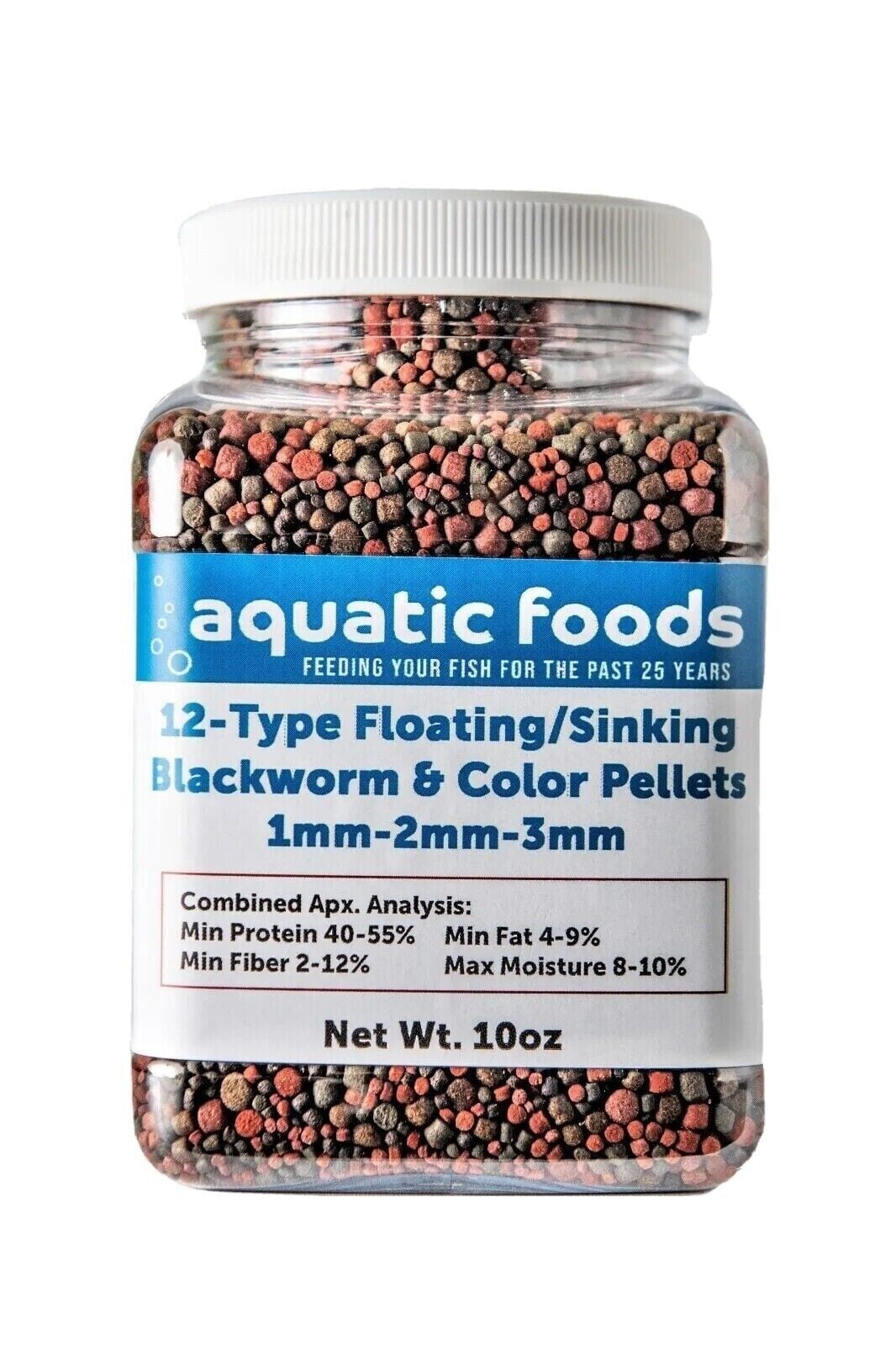 12-Type Floating & Sinking Blackworm & Intense Coloring 1mm, 2mm, 3mm ...