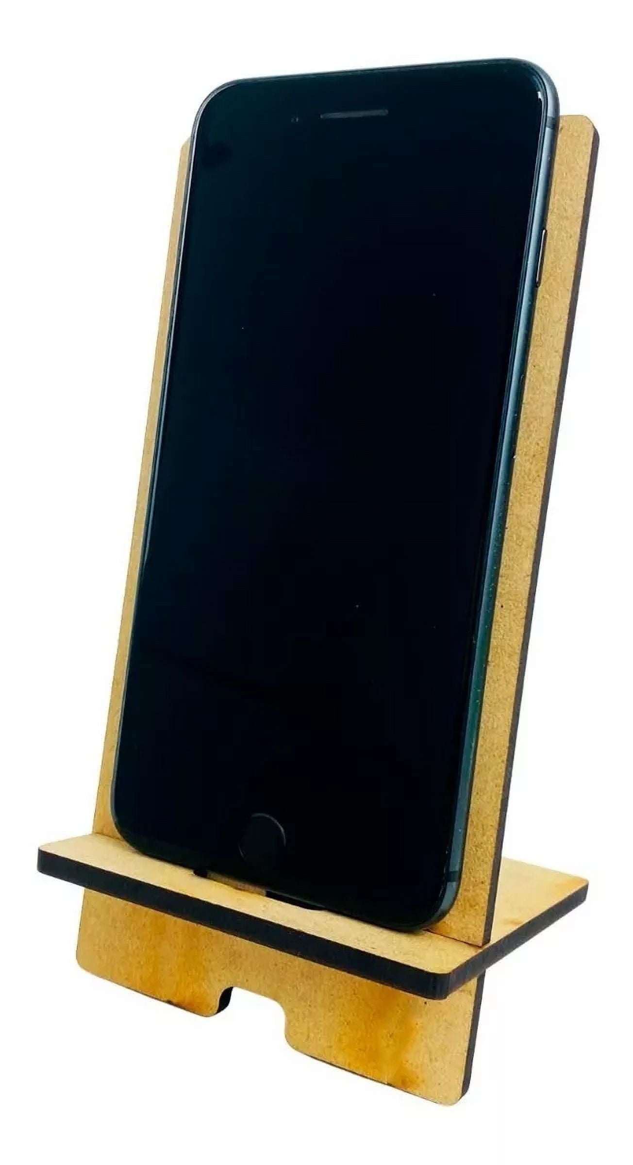 Soporte Celular Escritorio Base Porta Telefono Mdf Madera | Bodega ...