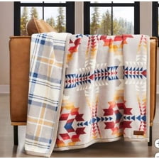 Frye Luxe Faux Fur Throw Blanket (60 in X 70 in) Cream - Walmart.com