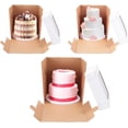 Tall Cake Boxes for Tier Cakes, 12x12x12 Inch [10 Pack ] Thick Sturdy ...