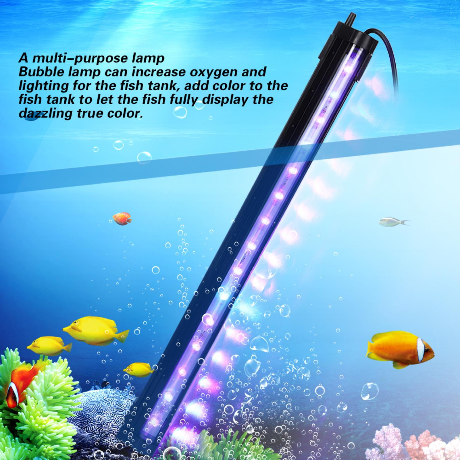Fdit Bubble Multi-Purpose Fish Tank Light, LED Aquarium Light, For ...