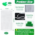 4 Pcs Garden Bird Netting for Small Round Plant Cage, 23" H x 8" W ...