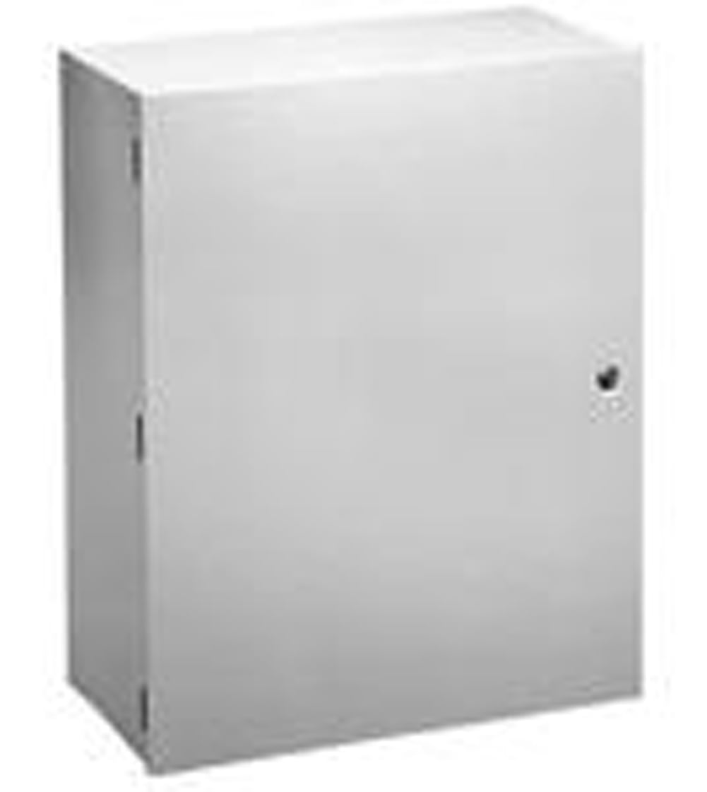 Hoffman A36N24BLP Enclosure, NEMA 1, Hinged Cover, 36" x 24" x 8.62 ...