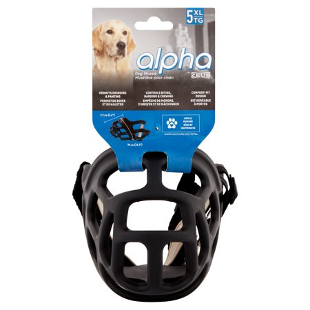 Alpha by Zeus XL Dog Muzzle 5 - Walmart.com