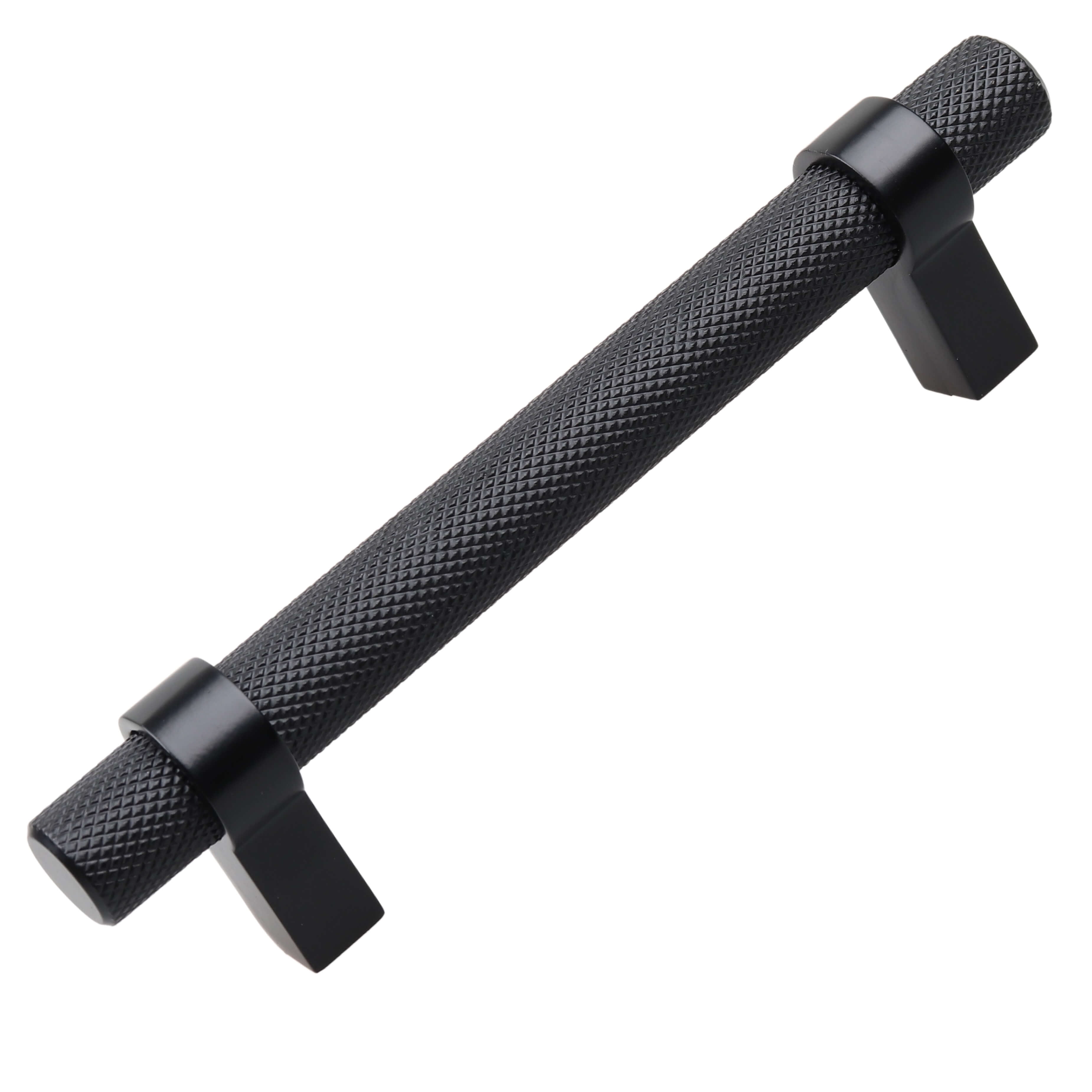 3-3/4 in. Screw Center Solid Steel Knurled Euro Bar Pull (10 pack ...