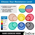 CanDo Web Hand Therapy Device, 7" Diameter Low-Powder Latex - Walmart.com