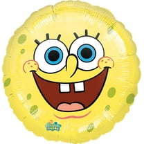 Anagram International Spongebob Square Face Foil Balloon Pack ...