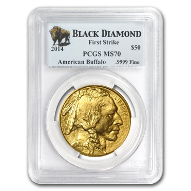 2006 1 oz Gold Buffalo MS-70 NGC (First Strikes) - Walmart.com