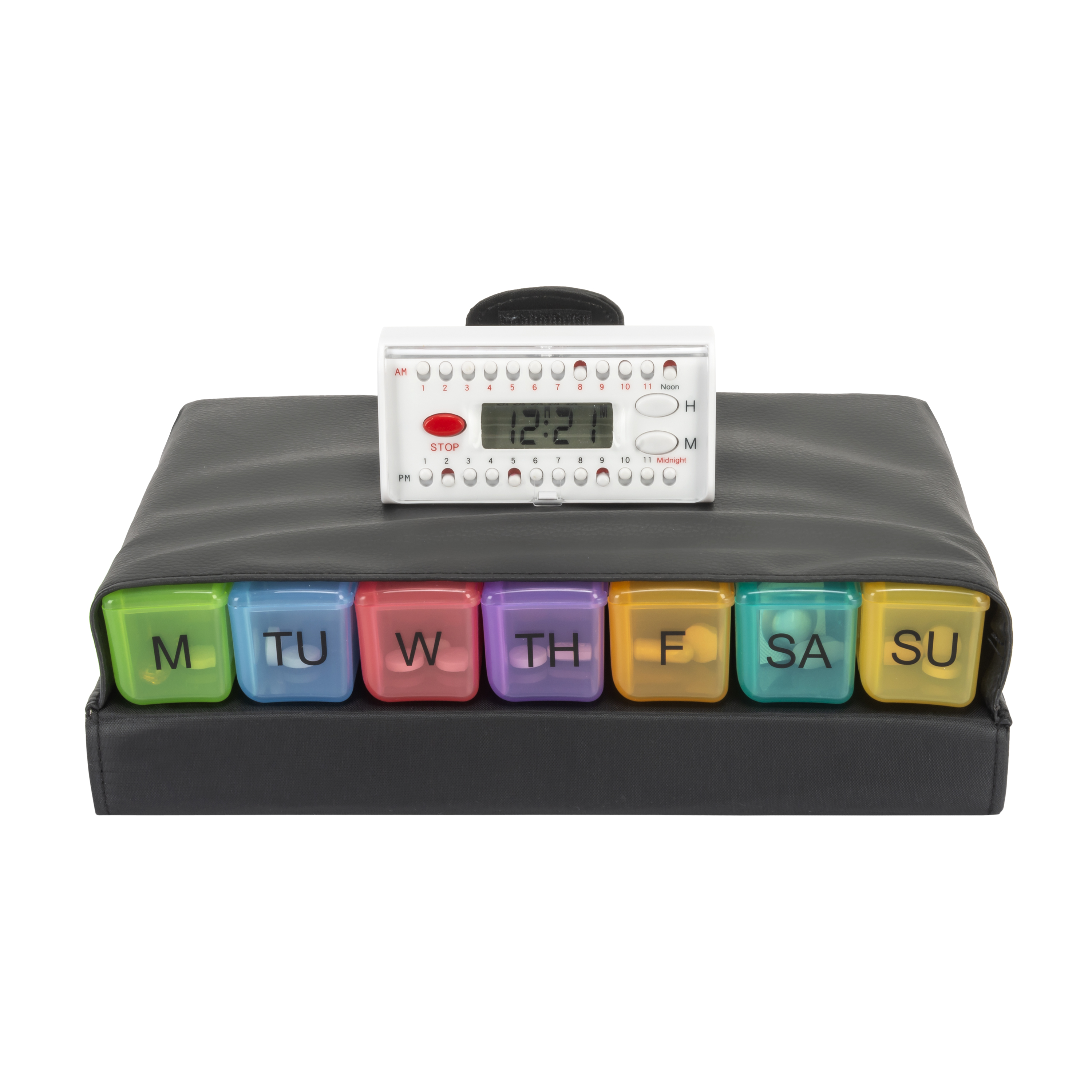 E pill 5 Times A Day X 7 Day Large Weekly Pill Organizer With 