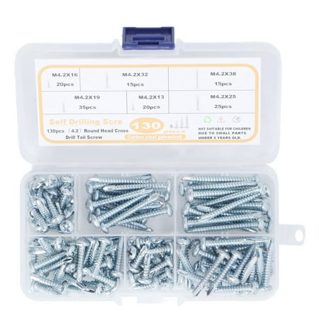 Self Drilling Screws, Cross Slot Galvanized Carbon Steel Self Drilling ...