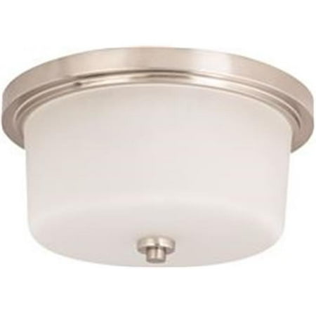 Monument 2497014 13 x 6.5 in. Flush Mount Ceiling Fixture for Uses 2 60 ...