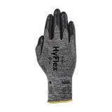 Hyflex Foam Gray Gloves, 9, Black/Gray, Nitrile Foam Palm Coated | 1 ...