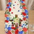 4th of July Patriotic Table Linen Set, Decorative Tablecloth & Table ...