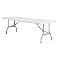New Home Era 8ft Folding Table - Fold-in-Half Portable Utility Table ...