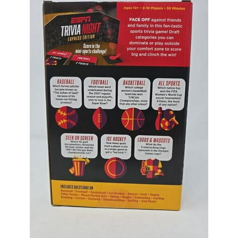 Sports Board Games USAOPOLY ESPN Trivia Game | Sports Knowledge ...