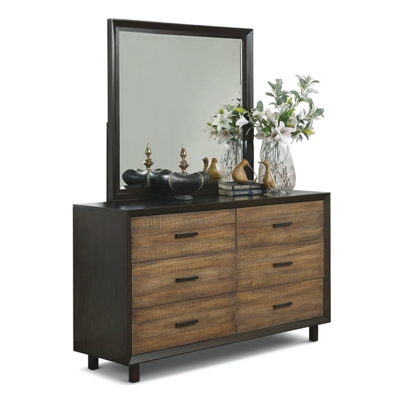 Bowery Hill Modern Rustic Brown Dresser made from Walnut and Acacia ...