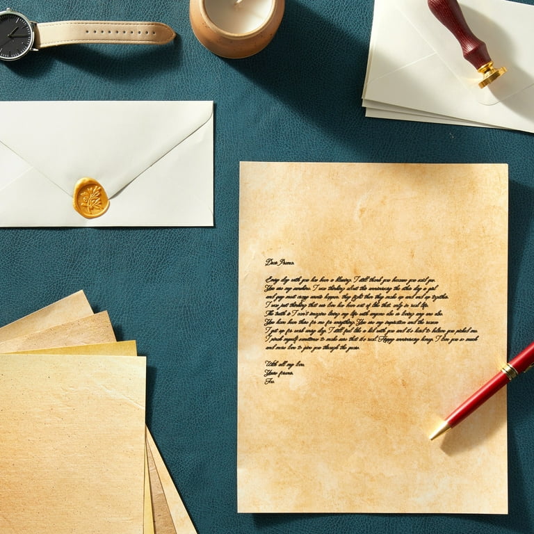 Old Letter Paper Template