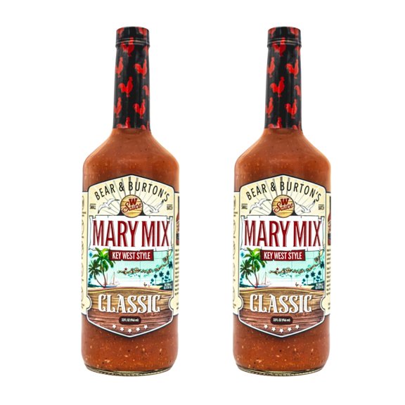Filthy Bloody Mary Mix, Made from Real Tomatoes, Travel-Friendly, 32 Oz ...