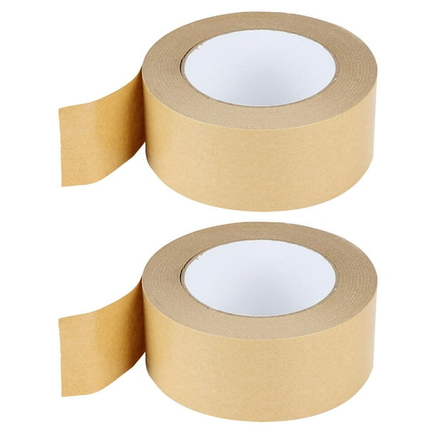 2 Rolls Flatback Tapes Flatback Cintas de cartón multifunción Cintas de ...