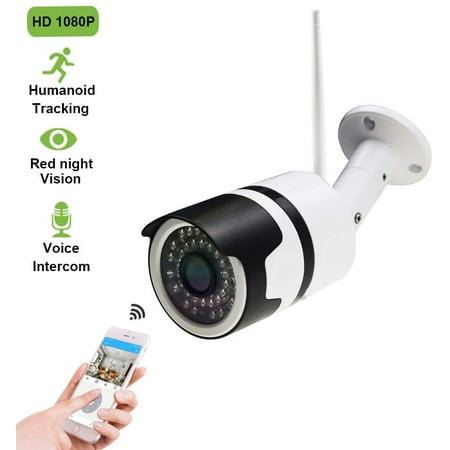 Outdoor Security Camera,1080P WiFi Outdoor Surveillance Cameras with ...