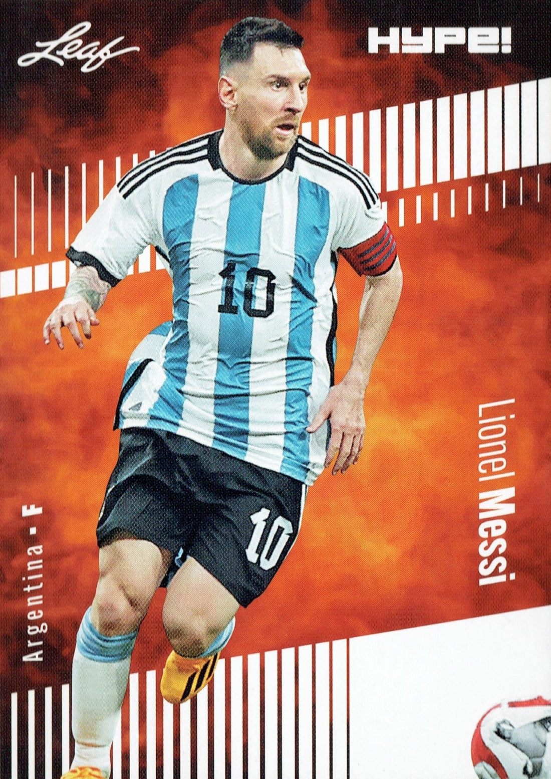 Barcelona Soccer Soccer Cards Ronaldo Mint Lionel Messi 2020 Leaf HYPE ...