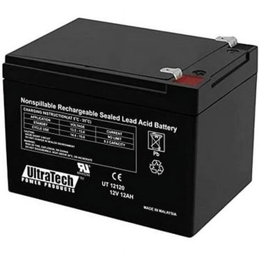 Ultratech UT1270 Rechargeable Security Device Battery, 7000mAh 12V DC ...
