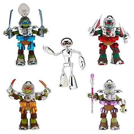 Teenage Mutant Ninja Turtles Nickelodeon Metal Mutant 5-Pack 5" TMNT ...