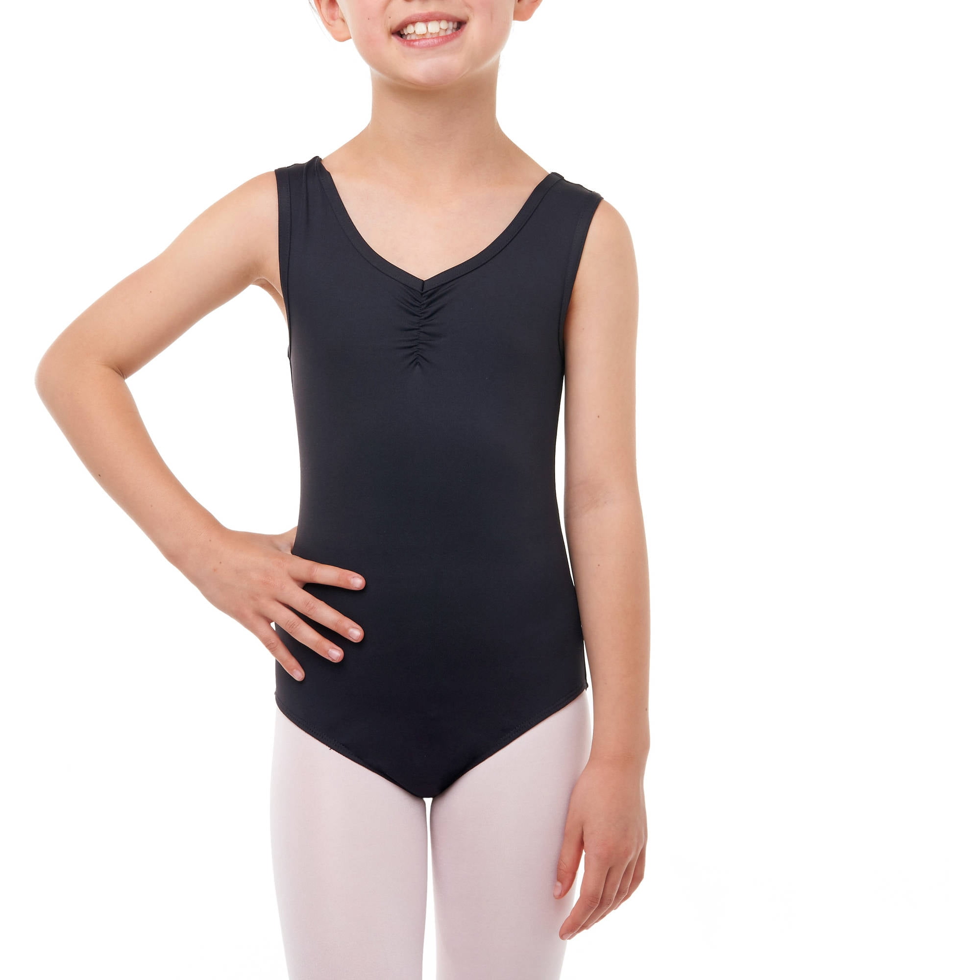 Danskin Now Girls Nylon Tank Dance and Gymnastics Leotard, Sizes (XXS ...