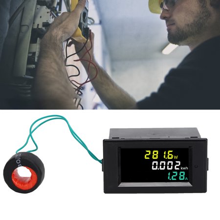 Digital Voltmeter AC LED Power Monitor High Accuracy Multifunctional ...