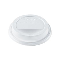 SOLO Straw-Slot Cold Cup Lids, Fits 9 oz to 20 oz Cups, Clear, 100 ...