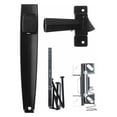 Wright Products V333BL Push Button Latch for Out Swinging Doors, Black ...