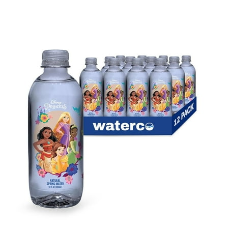 Disney Water Disney Princess Group Water Bottle, Bottled Water, 12 x ...