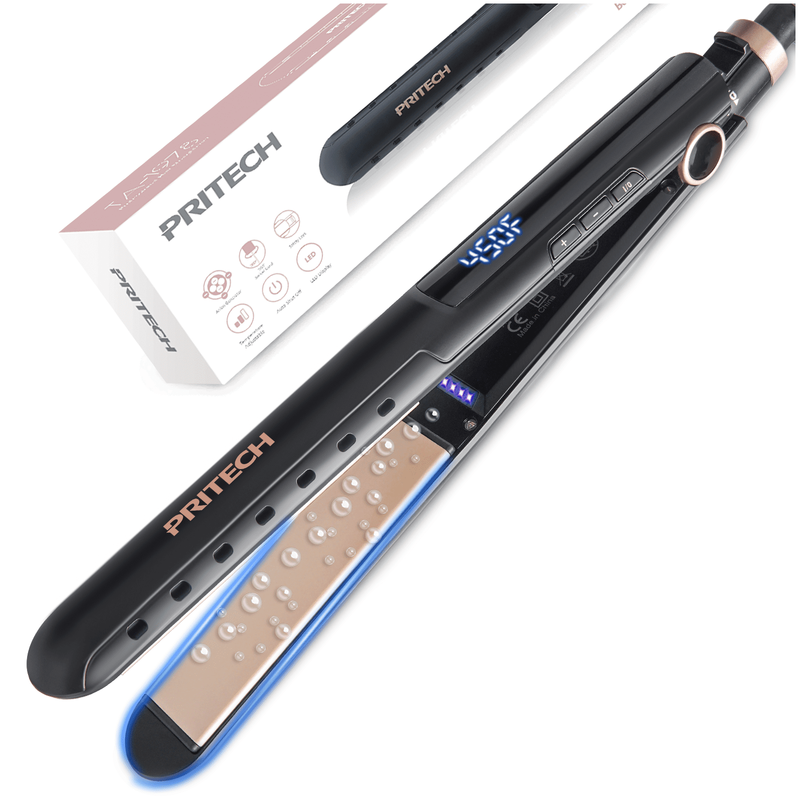 Click here for Hair Straightener And Curler With Negative Ions -... prices