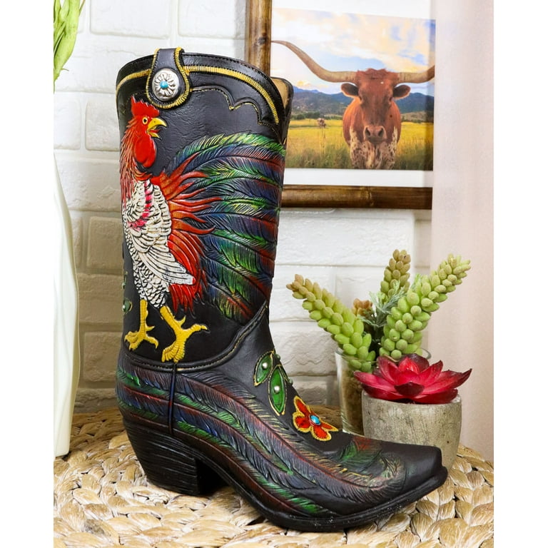 Cowboy Boot Vase