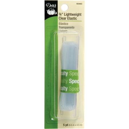 Lightweight Clear Elastic 3/8"X5yd-Clear - Walmart.ca