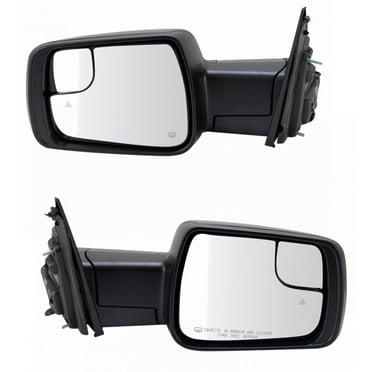 TRQ Mirror Set Power Folding Turn Signal Heated Memory Temp Sensor for ...